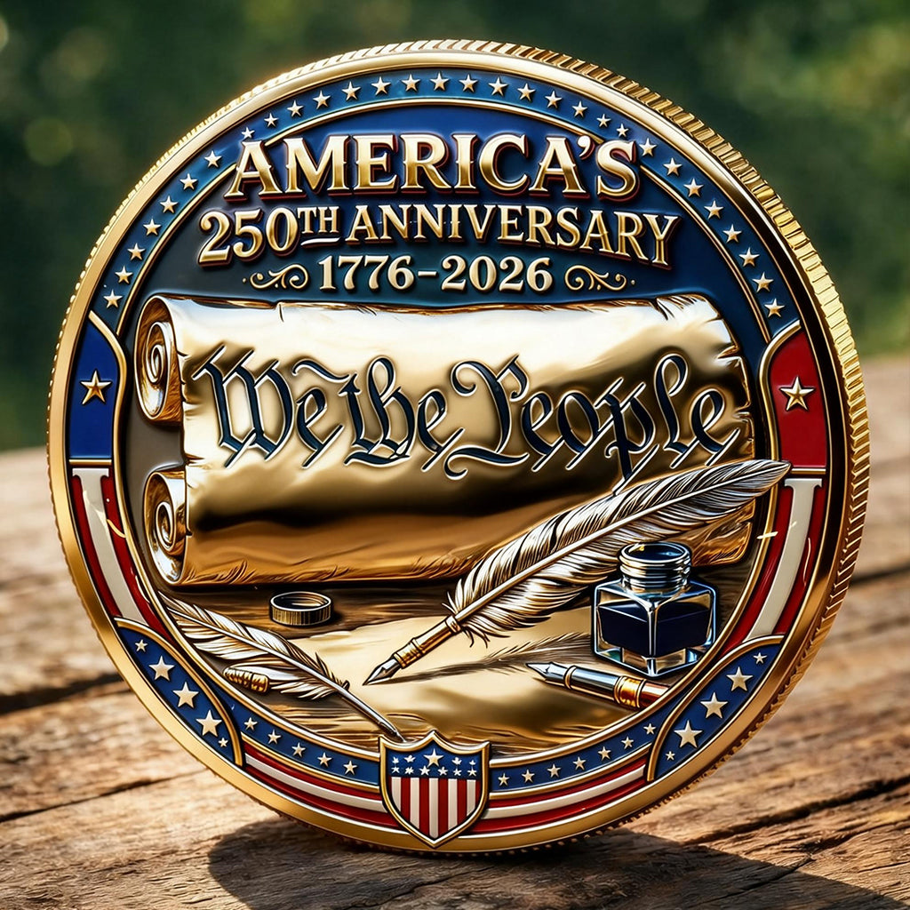 America’s 250th Anniversary Commemorative Coin (1776–2026) – Us Fiesta